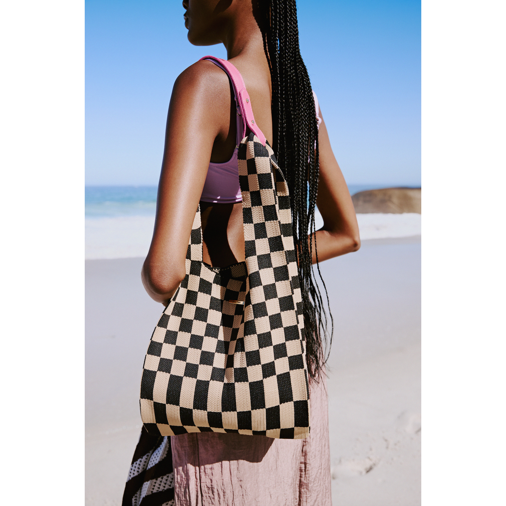 Black & Stone Check Shopper – Porter